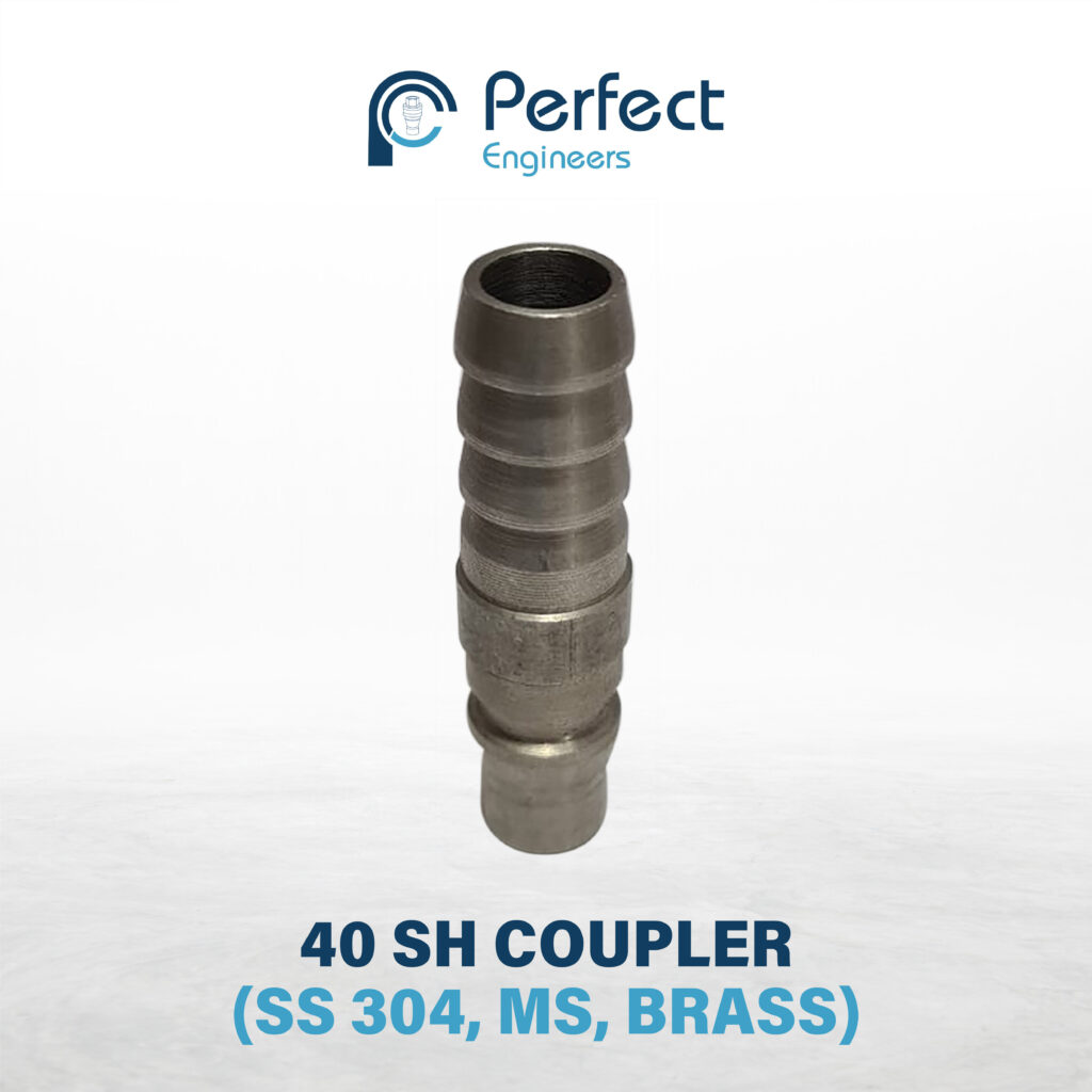 40 SH Coupler | High Capacity Pneumatic QRC Manufacturer India