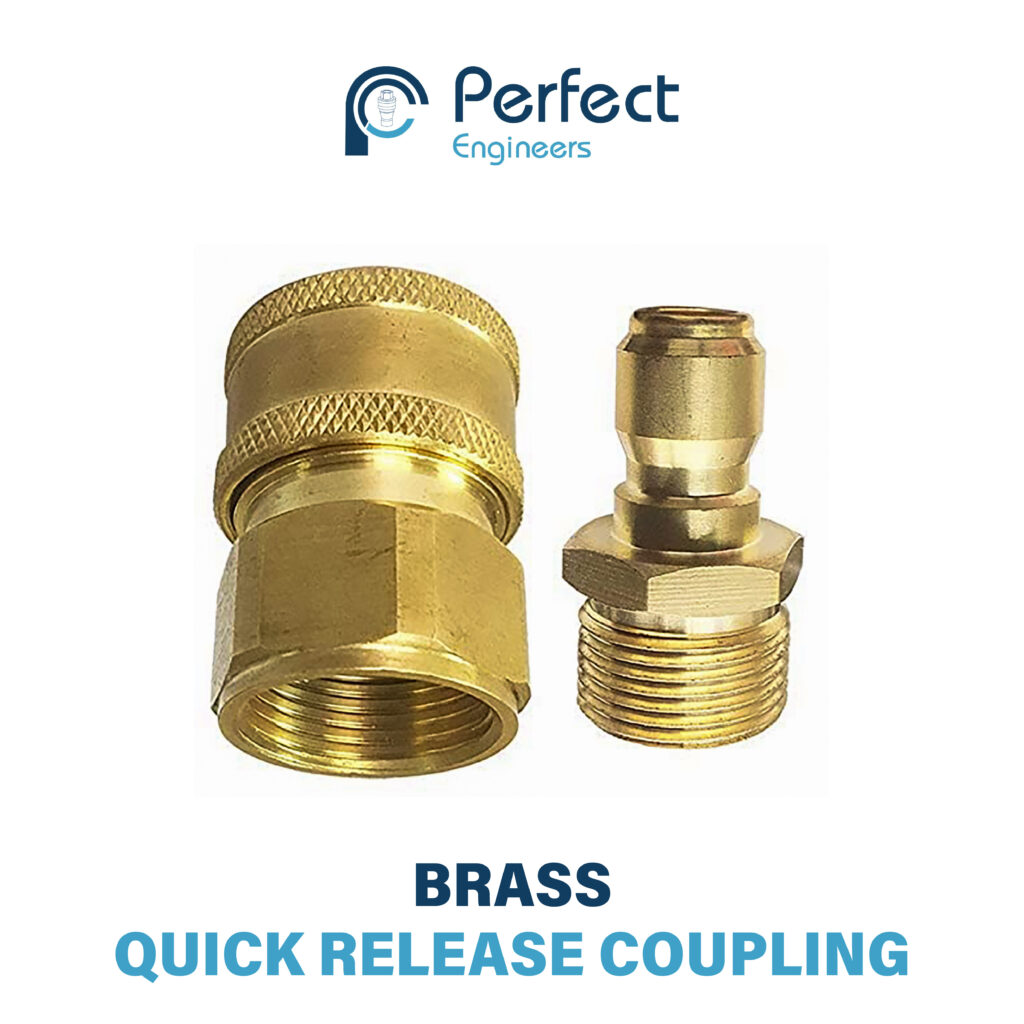 Brass Quick Release Coupling | Low Pressure Air & Water QRC India