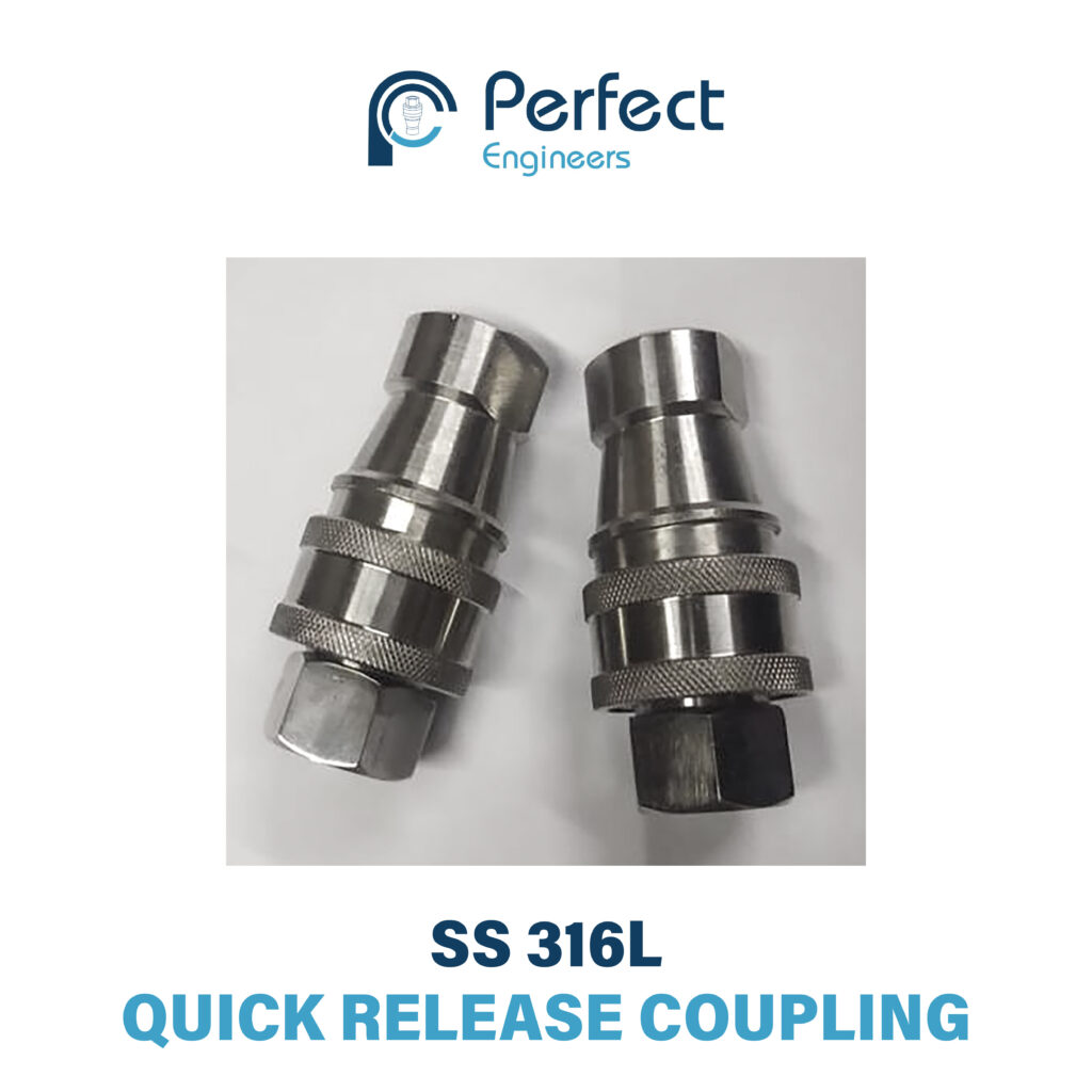 SS 316L Quick Release Coupling | Food & Pharma Grade QRC Manufacturer India